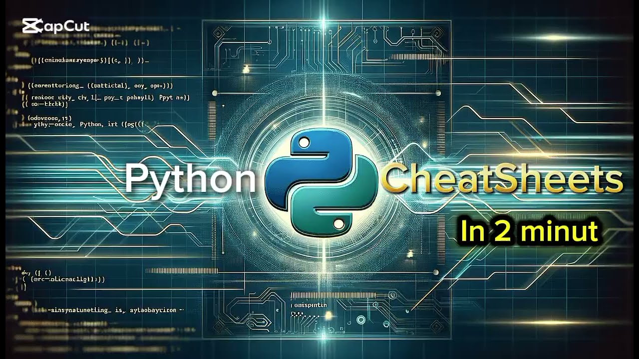 Python CheatSheet #1 – Basic Operations 🐍 Learn Fast!
