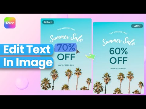 How to Edit Text in an Image In Fotor (Free & Easy Tutorial 2025)