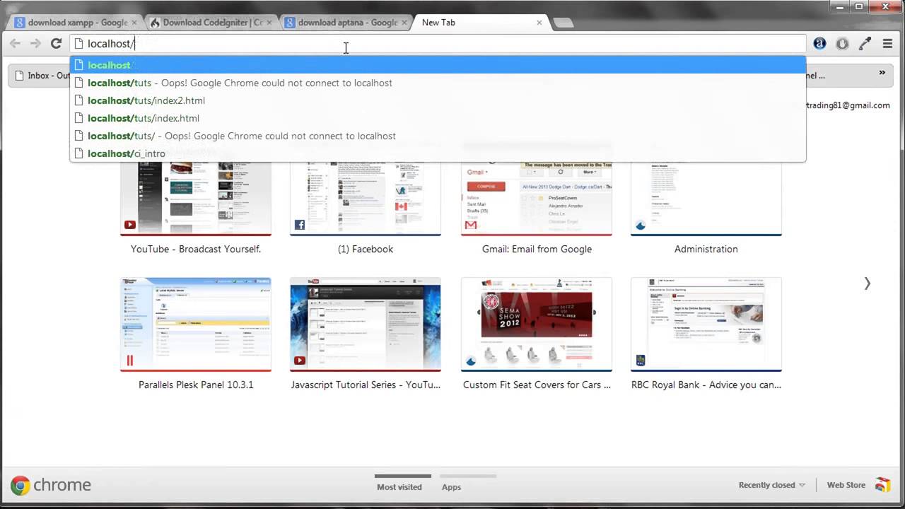 CodeIgniter Tutorial 1   Installing CodeIgniter   YouTube