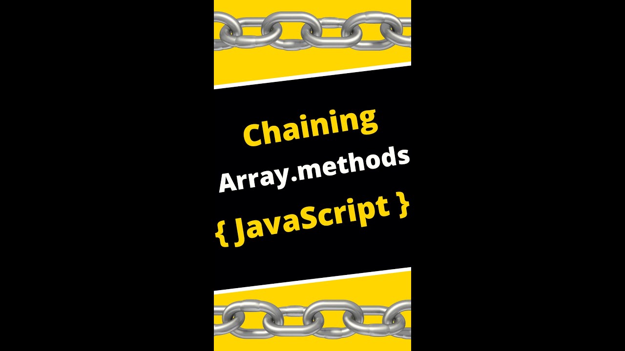 JavaScript- chaining array methods | #shorts