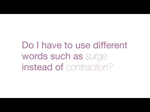 Do I have to use different words, such as 'surge' instead of 'contraction'?