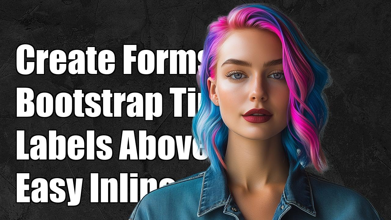 How to Create Inline Bootstrap Forms with Labels Above Inputs