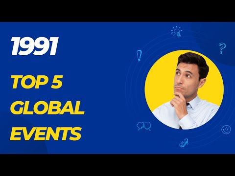 Top 5 major events of 1991 | #history | 90s
