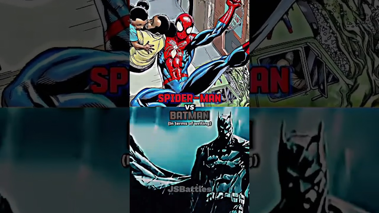 Spider-Man vs Batman (in terms of writing)