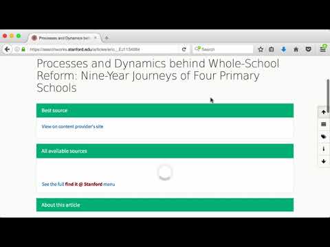 SearchWorks: Articles+