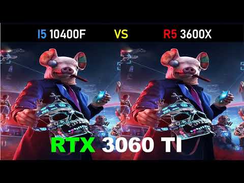 i5 10400F vs R5 3600X - RTX 3060 Ti - Gaming Comparisons