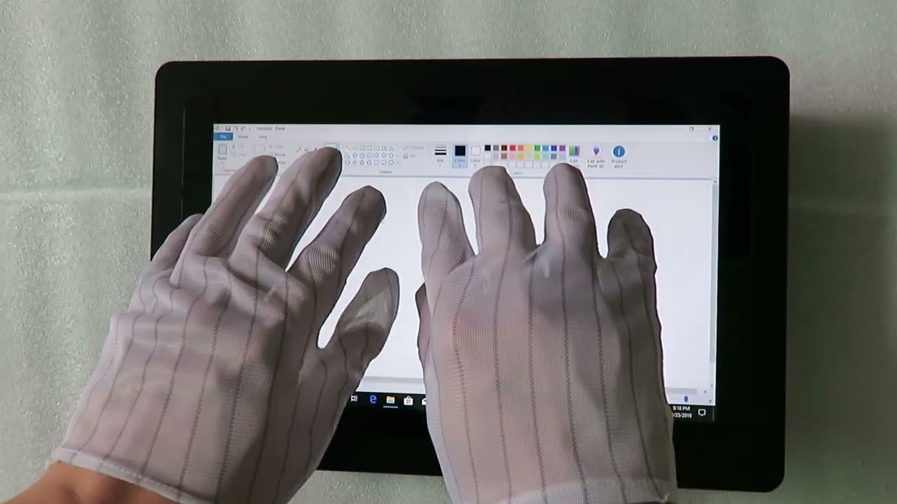 13.3inch flat bezel panel mount PCAP touch PC