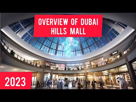 Dubai Hills Mall: SHOPS, FOOD COURT. Dubai2023. [4K] Walking Tour