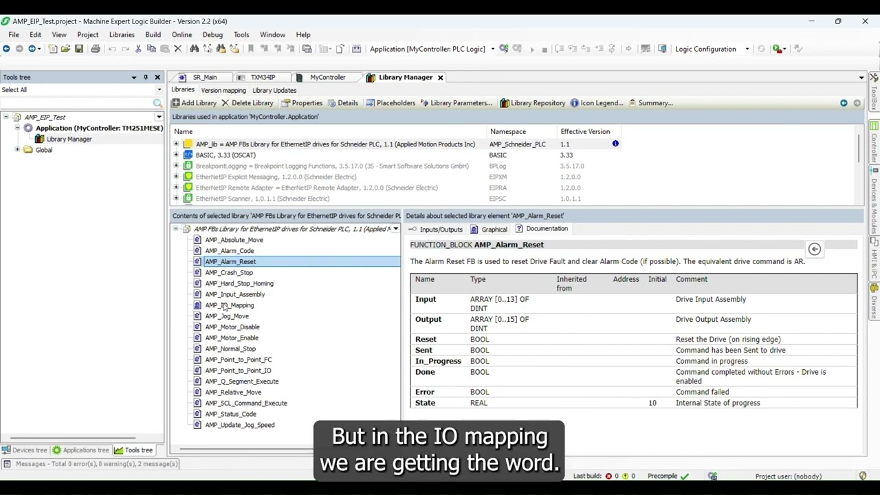 Part 2: Programming in Machine Expert Software