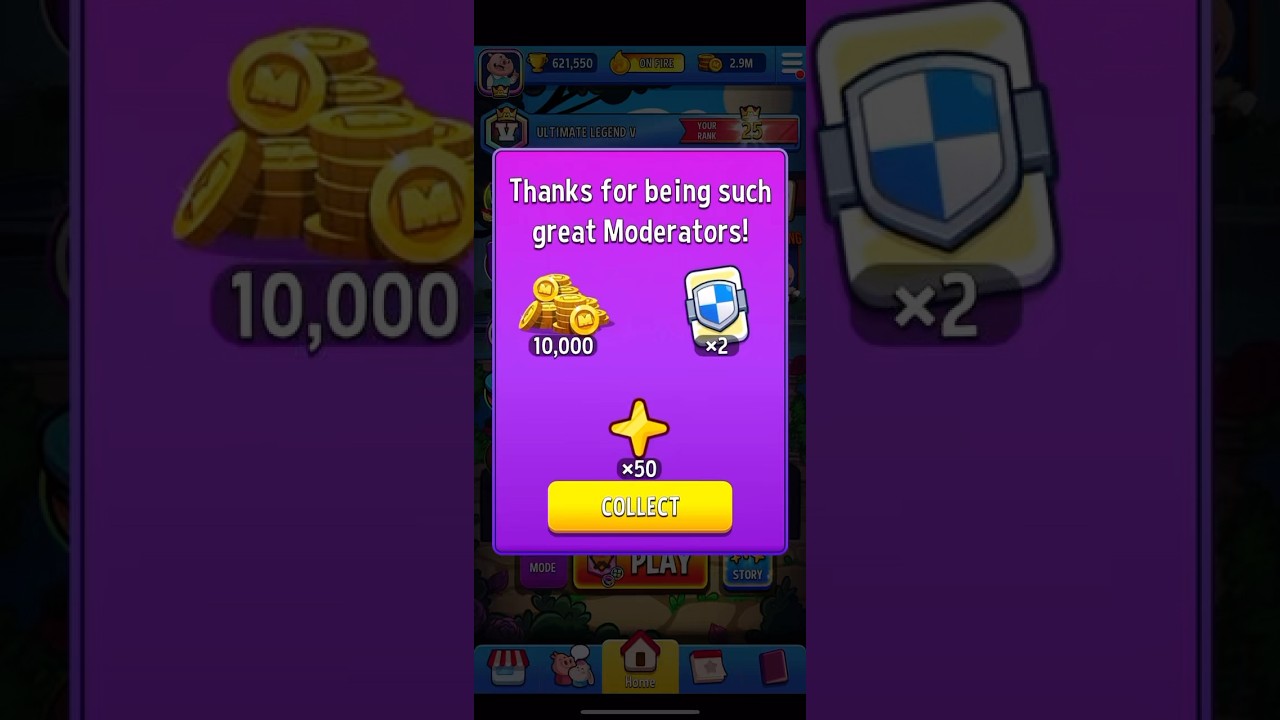 OMG! 10,000 Coins+2 Shield + x50 Star ⭐ Thank You ❤️‍🔥 Match Masters