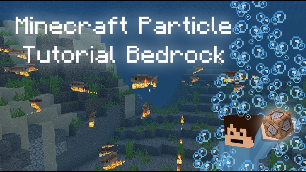 Minecraft Particle Command Tutorial Bedrock Make Particles Follow Players And Entities