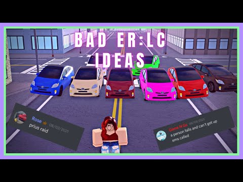(ROBLOX ER:LC) I tried AWFUL roleplay ideas in ER:LC! **Terrible**