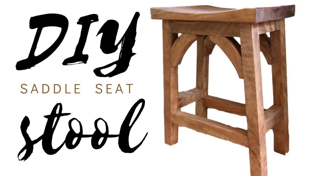 DIY Saddle Seat Bar Stool