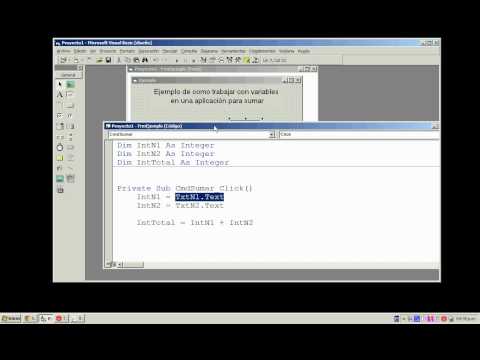 Vídeos del uso de variables en visual basic | PORTAFOLIO DE ZONIA