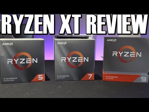 AMD Ryzen 3600XT 3800XT 3900XT Overclocking and Benchmarking Review