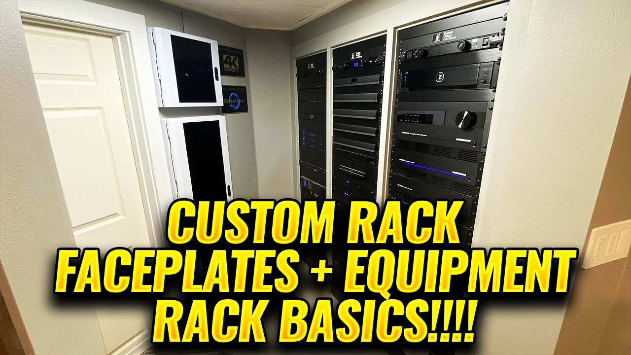 Home Theater Rack -  Basics + Custom XBOX Face Plate  - Middle Atlantic, blanks, sizing!