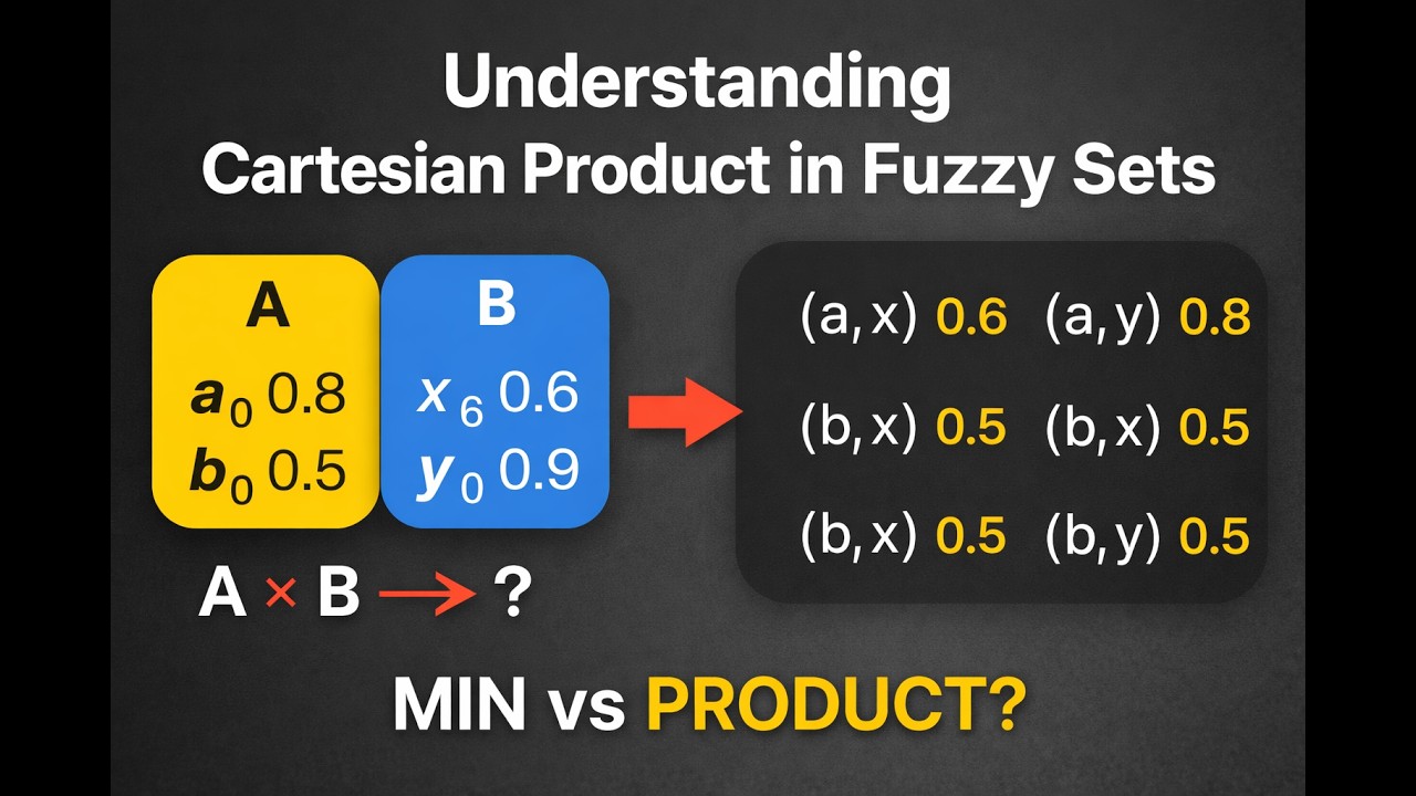 Fuzzy Sets Made Simple: Cartesian Product Explained (MIN vs PRODUCT Deep Dive)