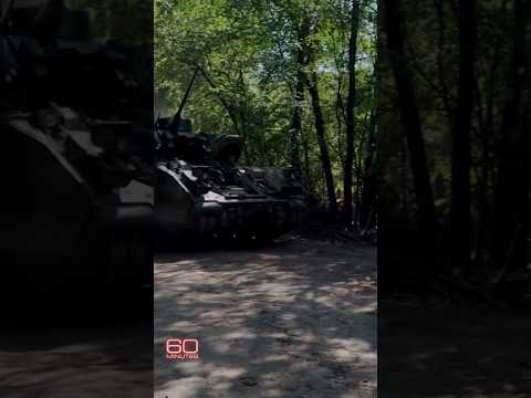 Ukrainian lieutenant says American-made Bradleys are the best vehicle he’s seen #shorts