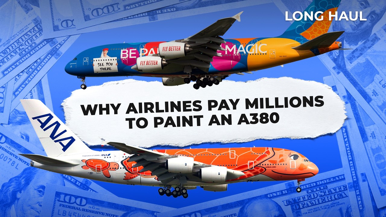 Why Painting an Airbus A380 Costs Millions