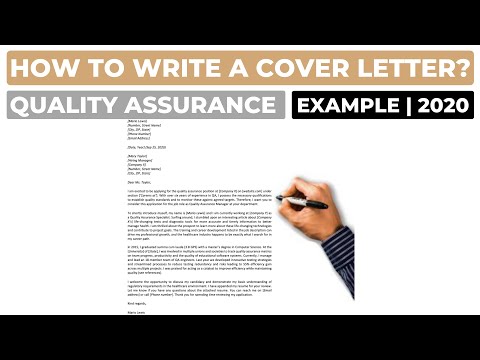 How To Write a Cover Letter For Quality Assurance Managers? | Example