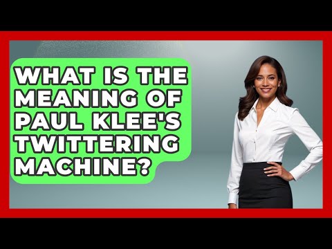What Is The Meaning Of Paul Klee's Twittering Machine? - Artists Behind the Art
