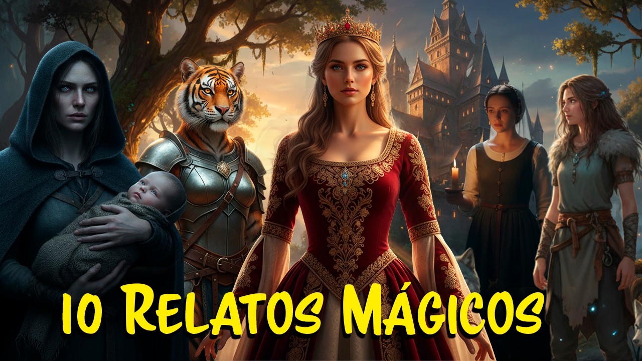 10 cuentos de fantasia medieval para dormir |  bosques, magia y castillos