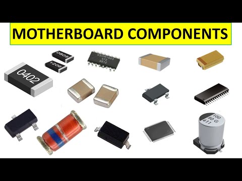 Laptop motherboard parts and components names