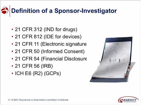 Investigator Initiated Trials: Roles and Responsibilities