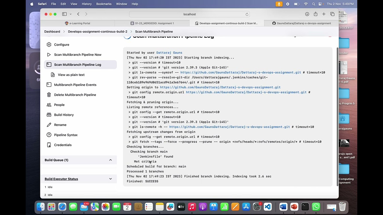 Dattaraj's Devops assignment 1