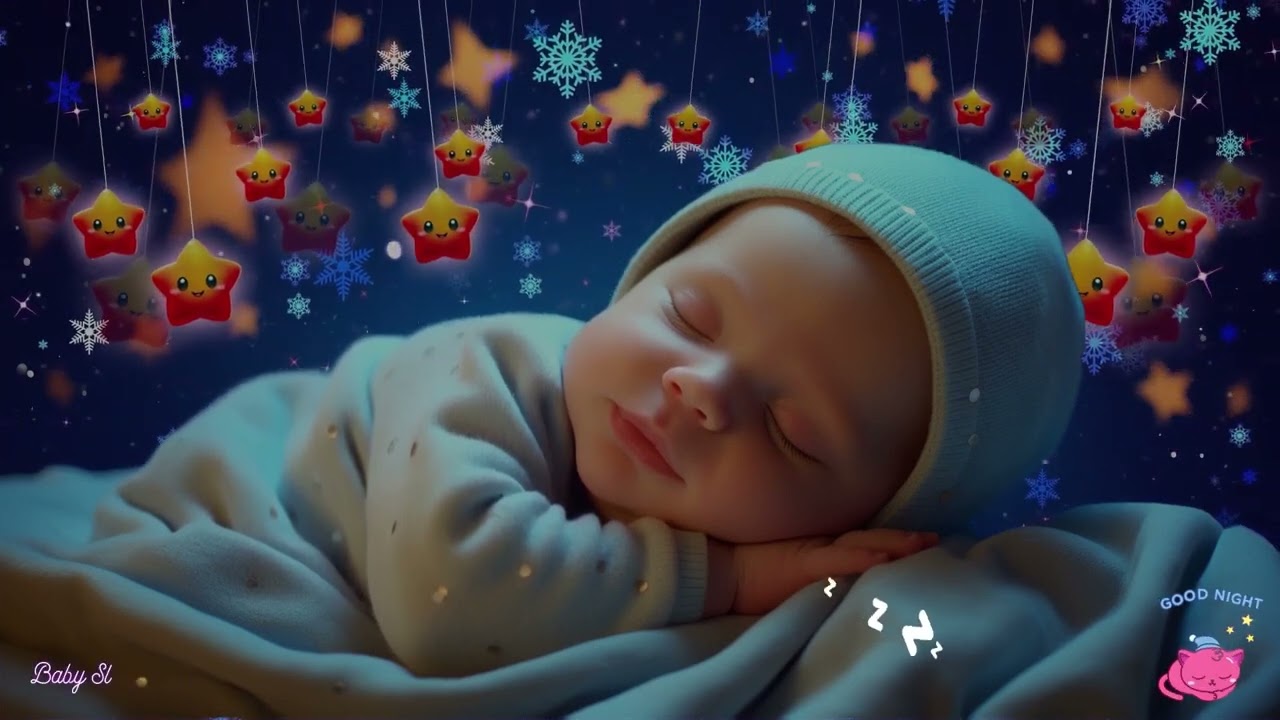 Instant Sleep Solution 💤 Soothing Baby Music 🎵 Mozart & Brahms Lullaby for Insomnia
