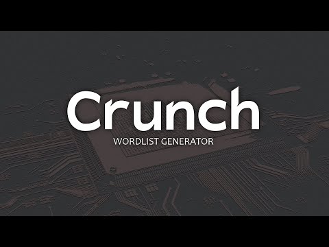 Generate your own password list using Crunch |CRUNCH| |Kali||Jan 2022|