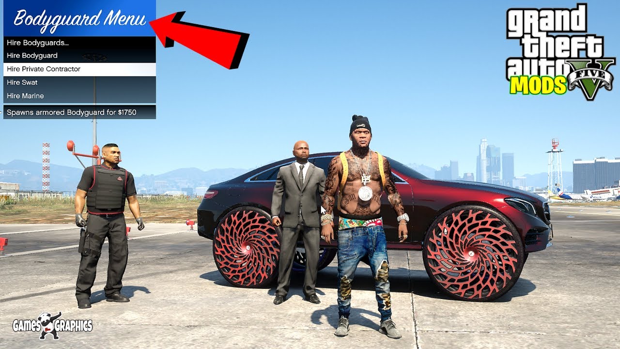 Bodyguard Menu 1.31 - GTA 5