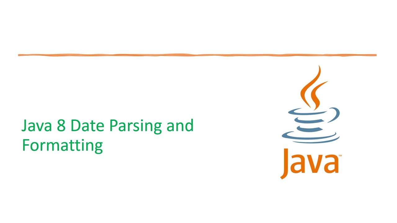 DATE & TIME API: Date Parsing and Formatting | Java 8 Version