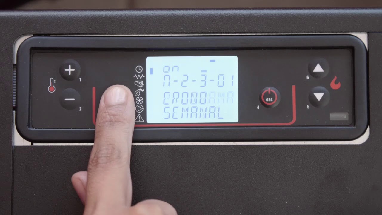 Programación Estufa Cadel Palazzetti