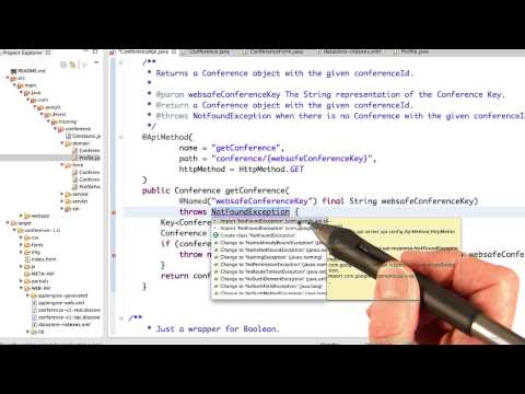 Learn Register for conference in a transaction Developing Scalable Apps with Java - Mind Luster