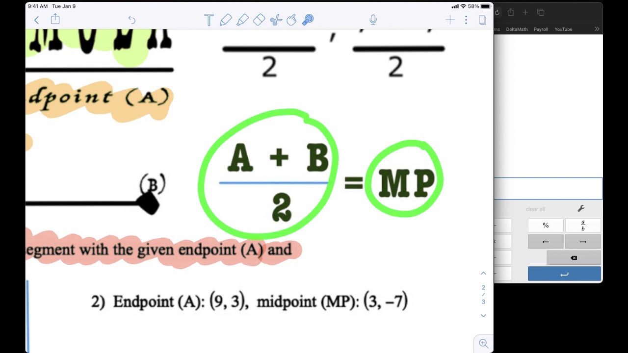Endpoint Formula VIDEO LESSON
