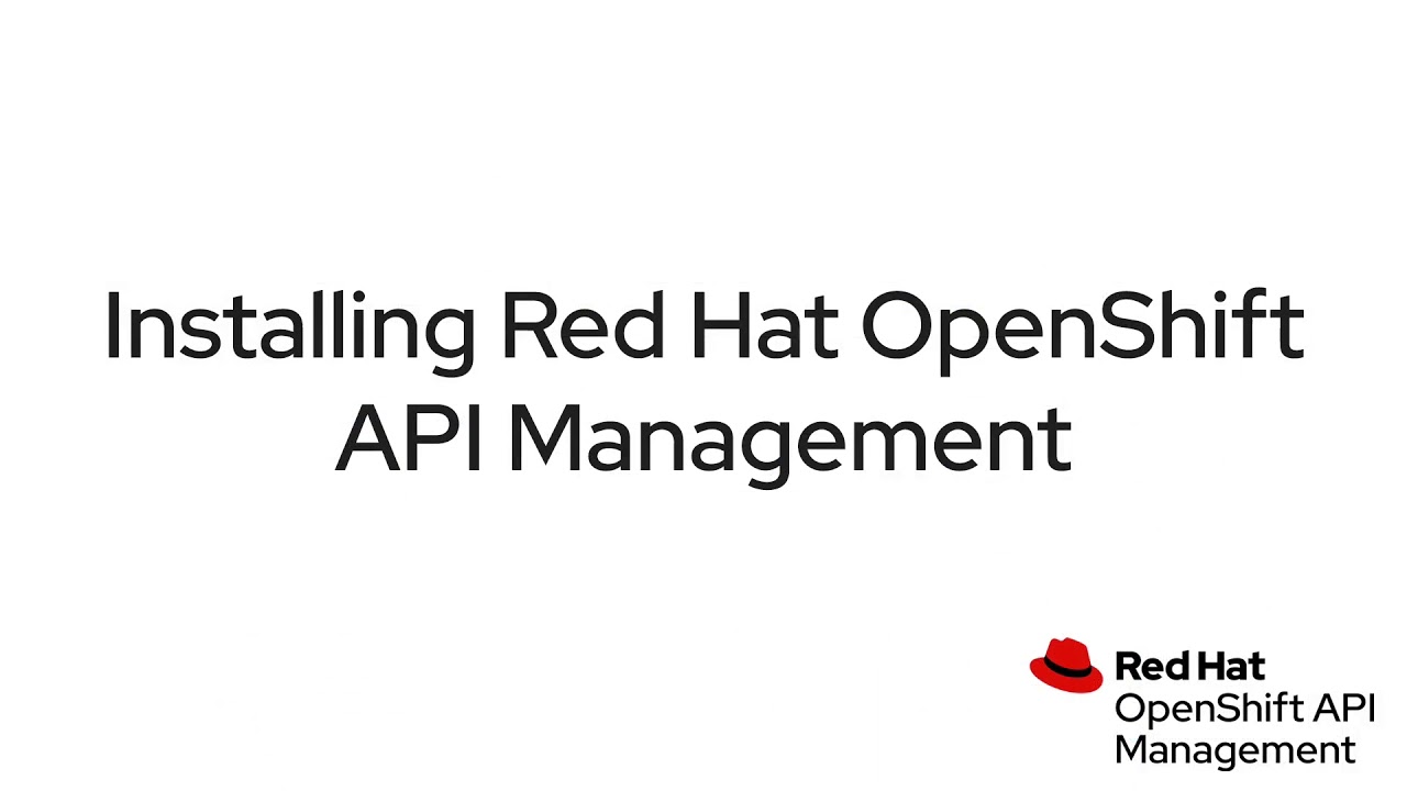 Red Hat OpenShift API Management