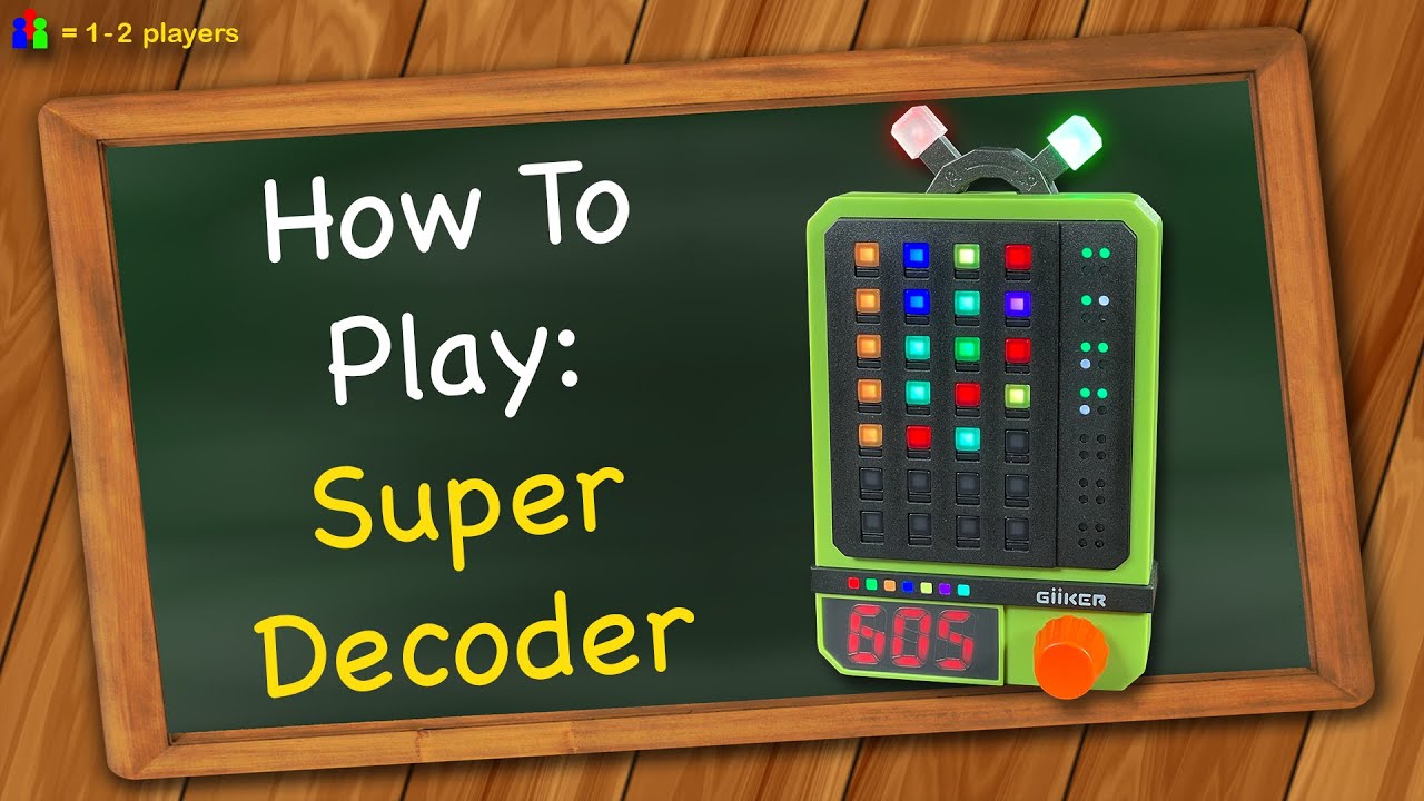 How to play Super Decoder