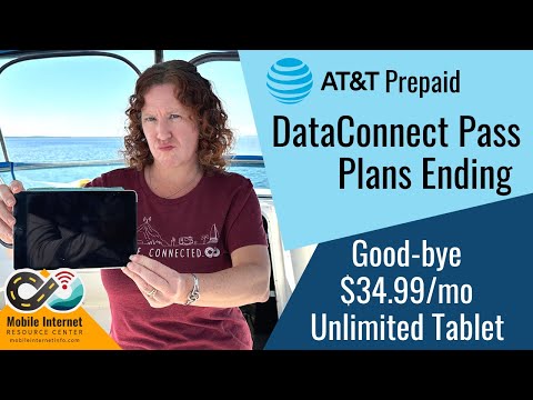 AT&T Ends Prepaid DataConnect Pass Plans - Good Bye Unlimited $34.99/mo Tablet Plan