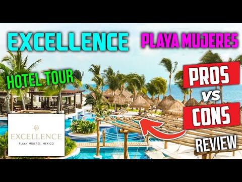 Excellence Playa Mujeres Hotel Tour & Review | Mexico All Inclusive Resorts