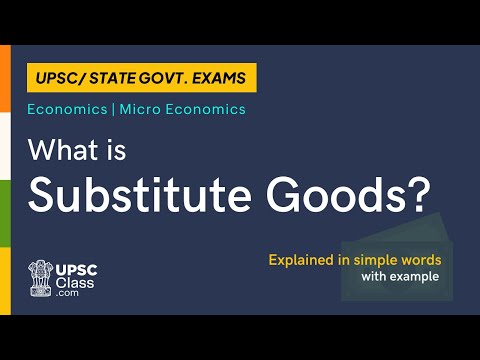 What is Substitute Goods?
