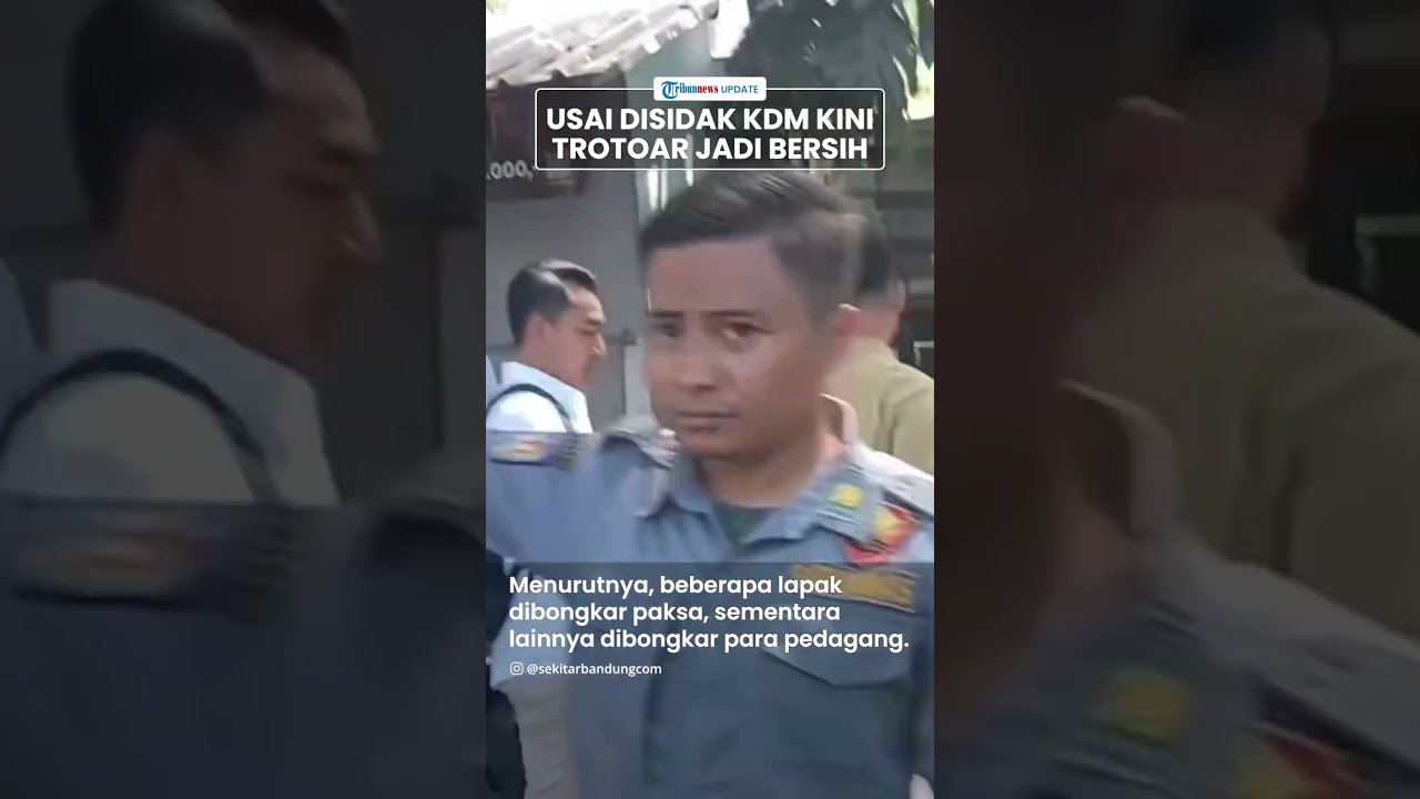 Usai Disidak Dedi Mulyadi & Walkot Farhan, Trotoar di Pasteur Kota Bandung Bersih dari Bangunan ...