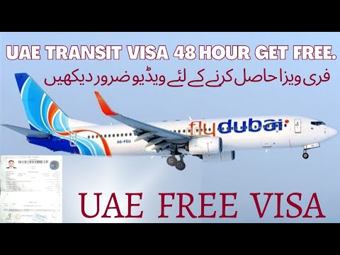 UAE TRANSIT VISA 48 HOUR GET FREE FLY DUBAI AIRLINE #UAEFREEVISA #FLYDUBAI #DUBAIUPDATE