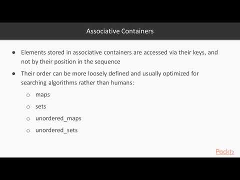Learn C Standard Template Library in Practice Understanding Containers | packtpub com - Mind Luster