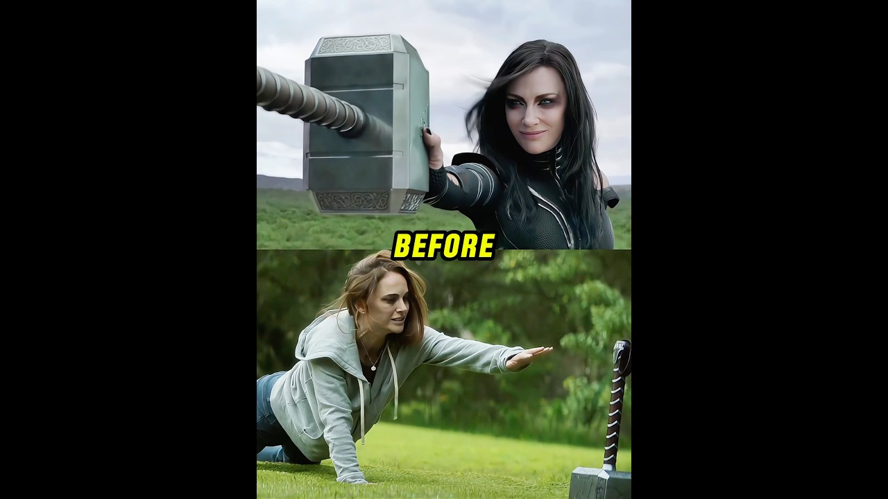 Did You Notice Mjolnir Might Be Cursed?🥶#thor #mjolnir #hulk #captainamerica #avengers #mcu #shorts