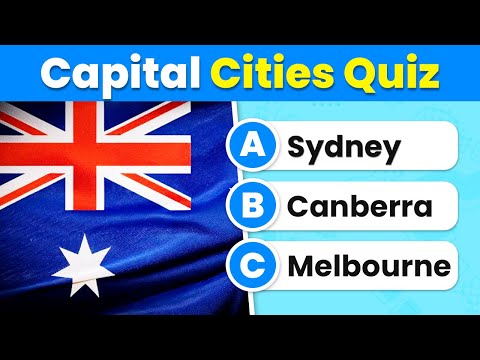 Guess the Capital City Quiz | Can You Name the 50 Capital Cities?