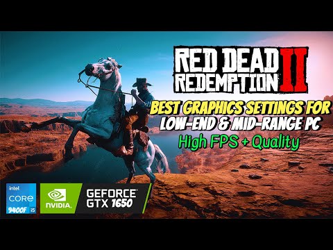 Red Dead Redemption 2 Best Graphics Settings | I5 9400f, GTX 1650