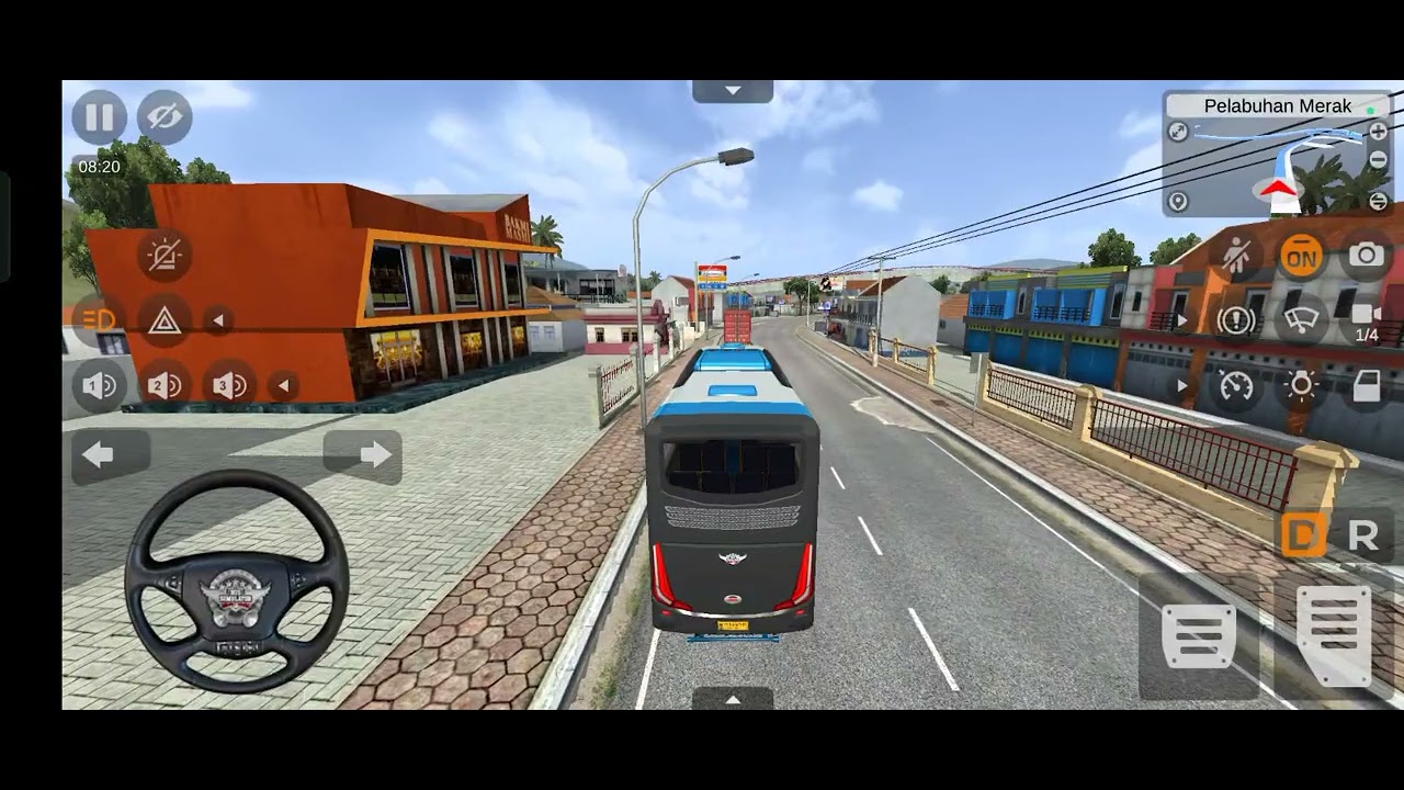 Bus Driver Has Incredible Escape from High-speed Traffic  simulator 2 steering