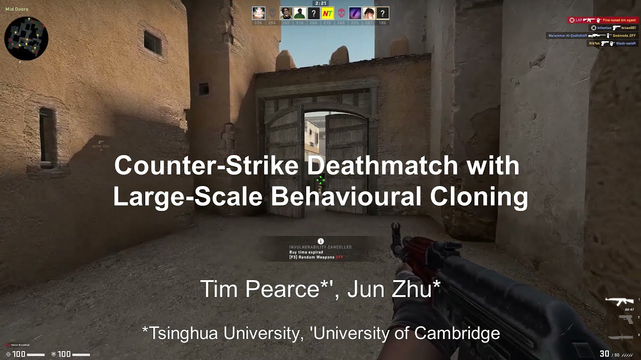 Counter-Strike Deathmatch with Large-Scale Behavioural Cloning, Brief Introduction
