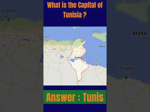 What is the Capital of Tunisia | Country and Capital | @pradhanseducation